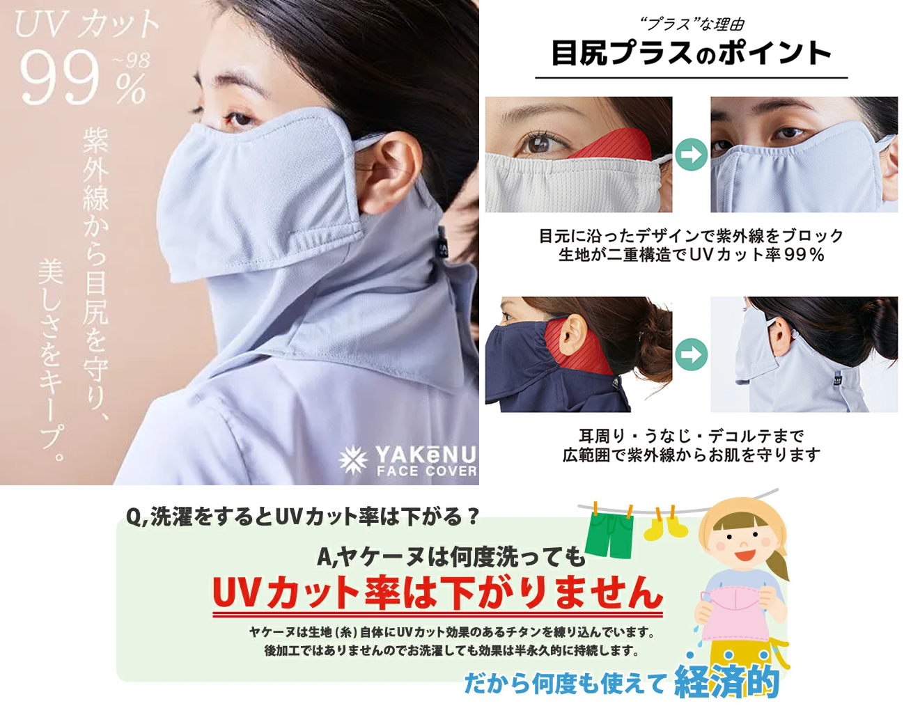 普通のマスクでは紫外線を防げない？UVカットマスクのメリットとは vol.26 - UVカットマスク通販 MARUFUKU の ブログ